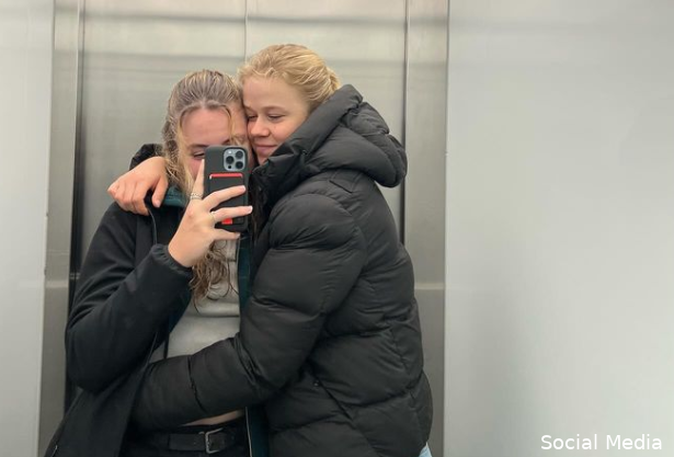 Zoe Backstedt en voormalig schaatsster/huidig wielrenster uit Nederland ...