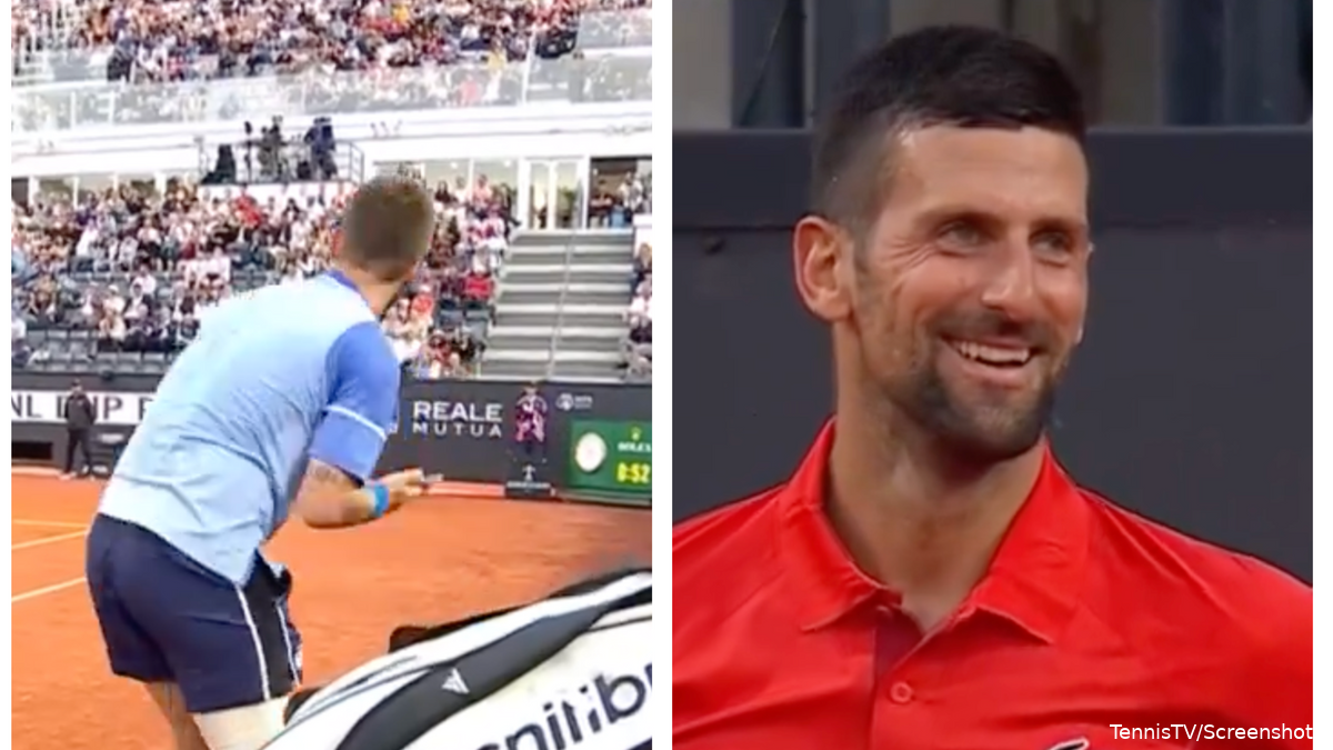 (VÍDEO) El momento hilarante del Masters de Roma: Le suena el móvil a Corentin Moutet en pleno ...