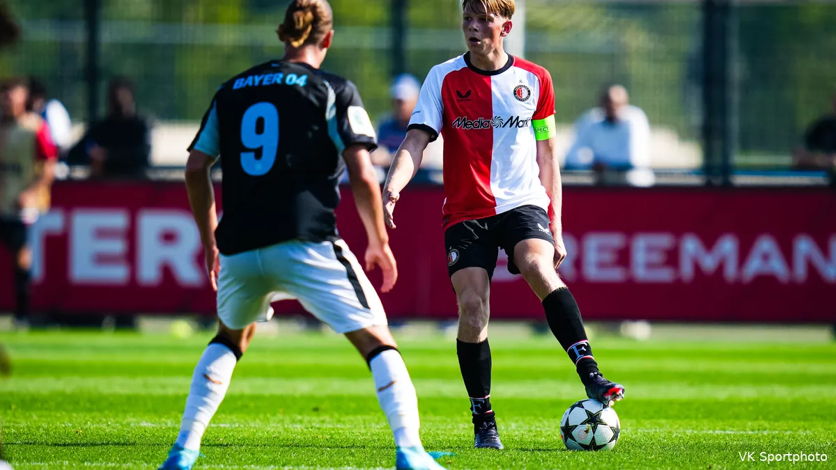 Teleurstelling bij Feyenoord O19: "Dan hadden we gewoon de drie punten ...