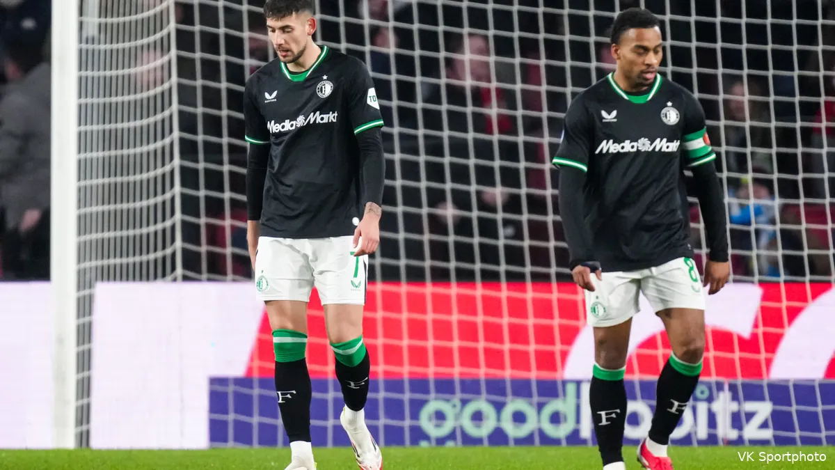 Feyenoord verliest derde wedstrijd op rij en is uitgeschakeld in KNVB ...