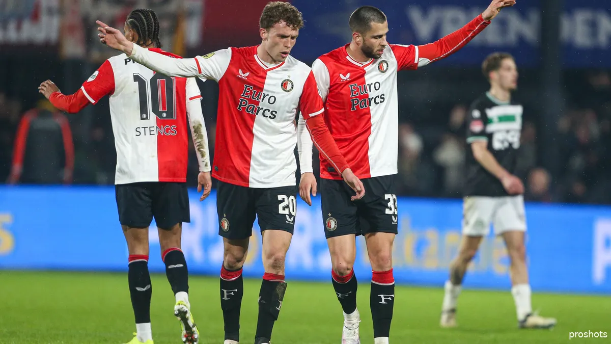Feyenoord bereikt finale TOTO KNVB Beker na krappe zege op FC Groningen