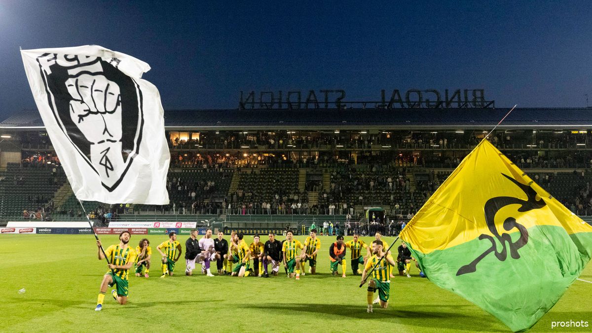Excelsior wint de eerste halve finale in de play-offs van ADO Den Haag