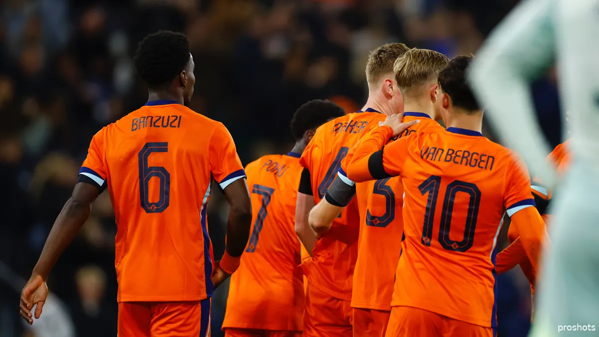 Rensch en Taylor komen niet in actie tijdens oefenzege Jong Oranje op ...