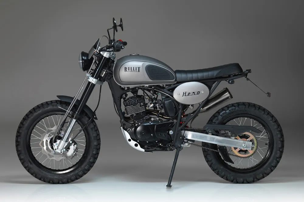 Bullit Motorcycles' Hero 125 is een behendige maar vooral betaalbare motor