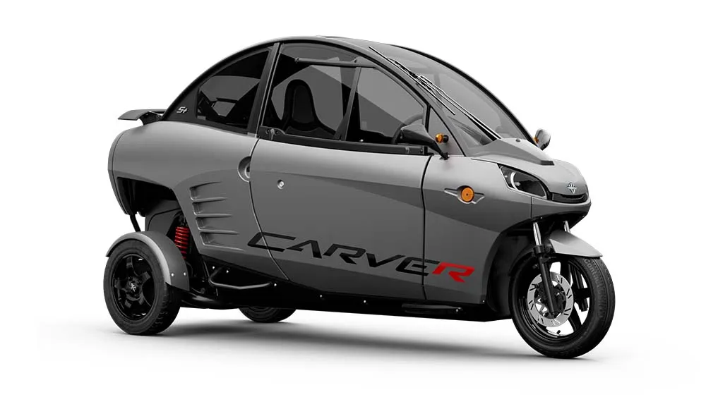 Nederlandse driewieler van Carver is een vreemde een in de bijt