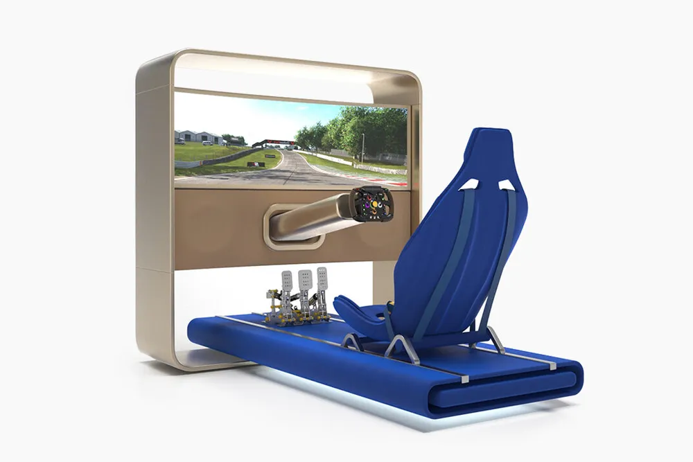 De DrivePod Professional Driving Simulator is de definitie van simracen ...