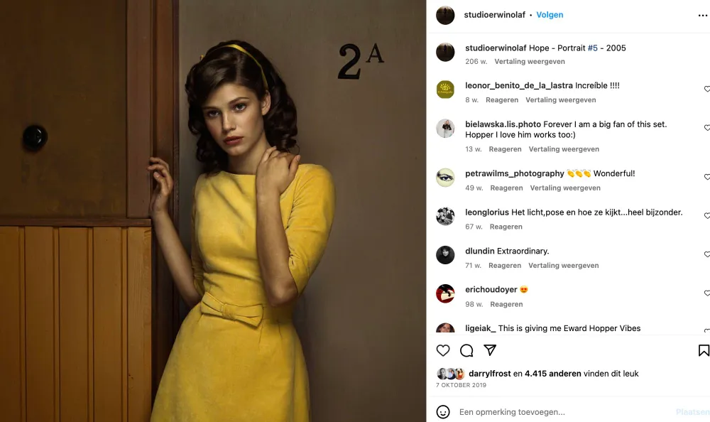 10 indrukwekkende foto's die het werk van topfotograaf Erwin Olaf ...