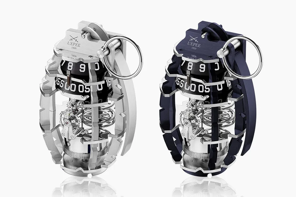 Deze Grenade-clock geeft je een nieuwe beleving tijdens het klokkijken