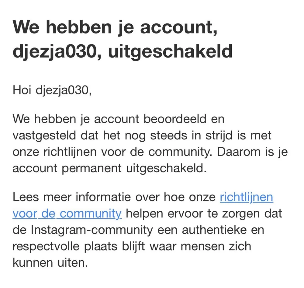 Na Cestmocro ook het instagram account van Djezja verwijderd, Fraasie ...