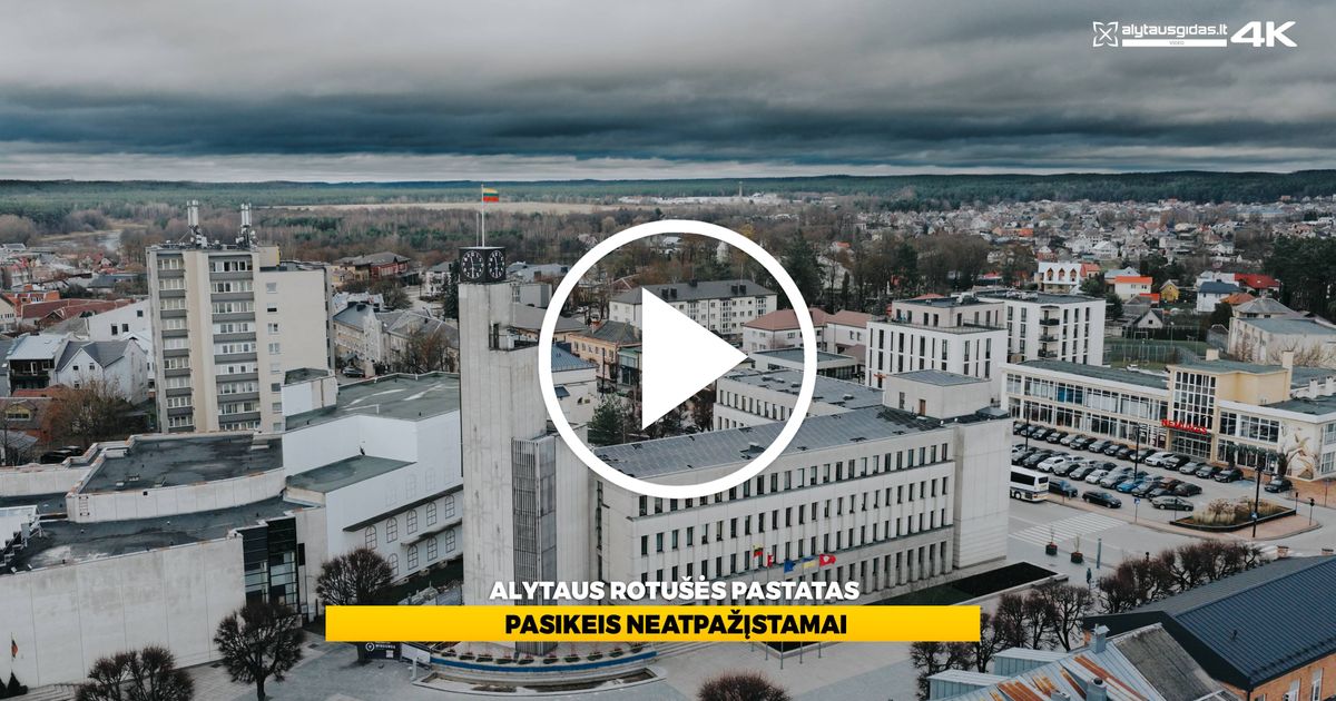 Rotušės pastatas pasikeis neatpažįstamai