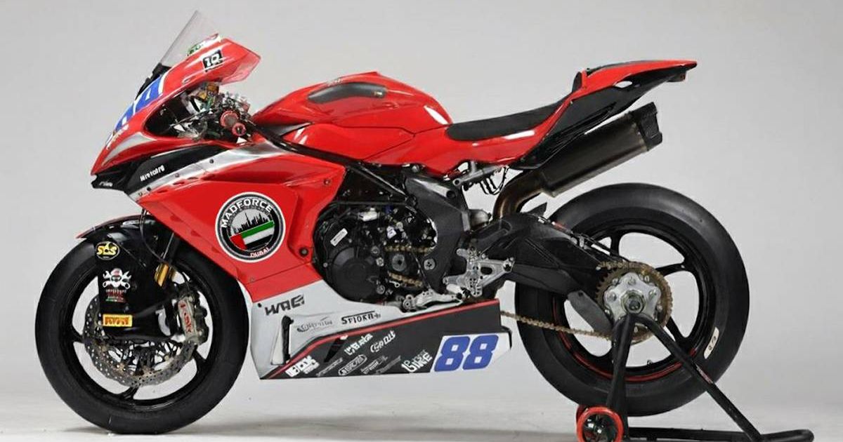 MotoZoo si allea con Madforce Dubai: MV Agusta, fascino arabo e il talento di Giombini in pista