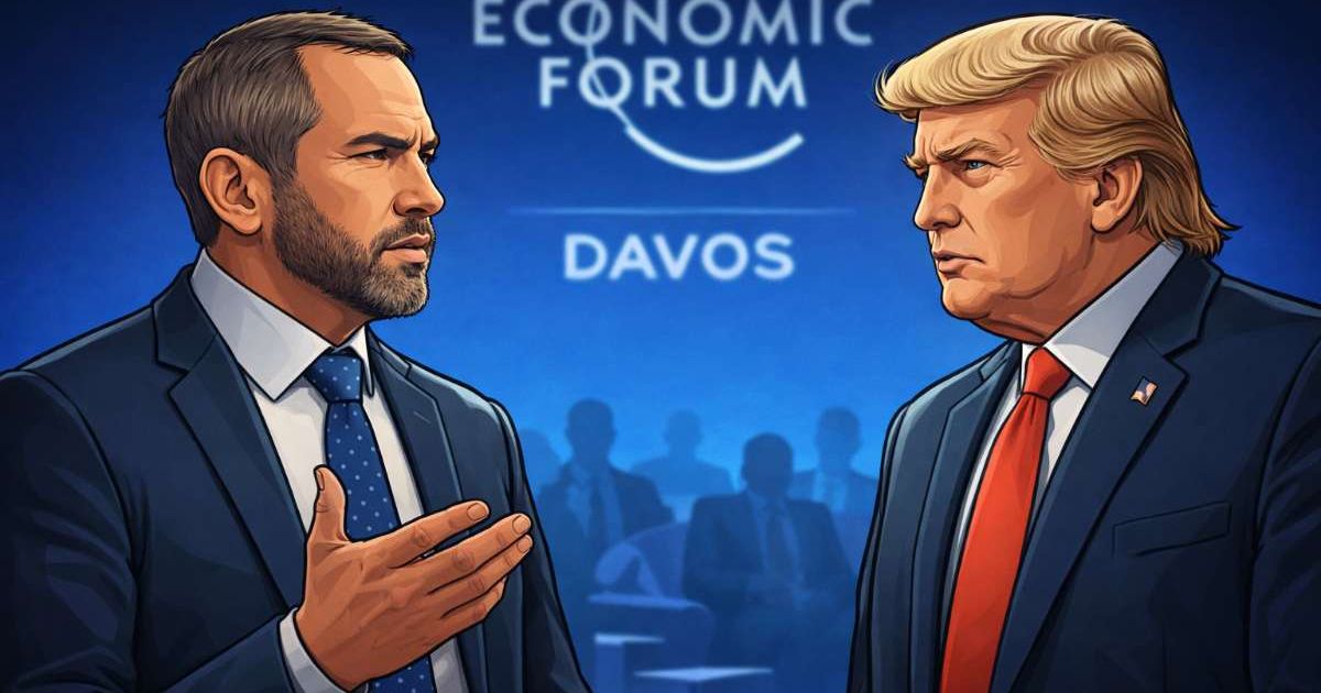 Ripple CEO Brad Garlinghouse & president Trump in dezelfde ruimte – XRP ...