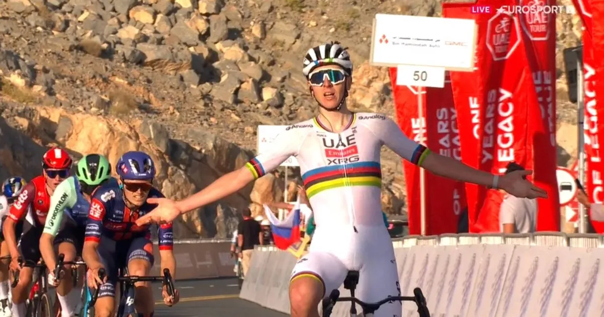 "Finally a victory after three days" - Tadej Pogacar ends wait for a win to take control of 2025 ...
