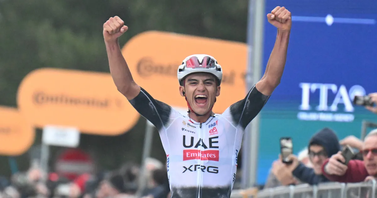 Isaac del Toro takes first one-day win of his career with spectacular ...