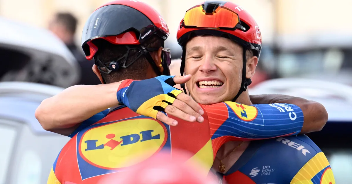 Criterium du Dauphiné 2025 GC Update | Jonathan Milan snatches Maillot Jaune from Tadej Pogacar ...