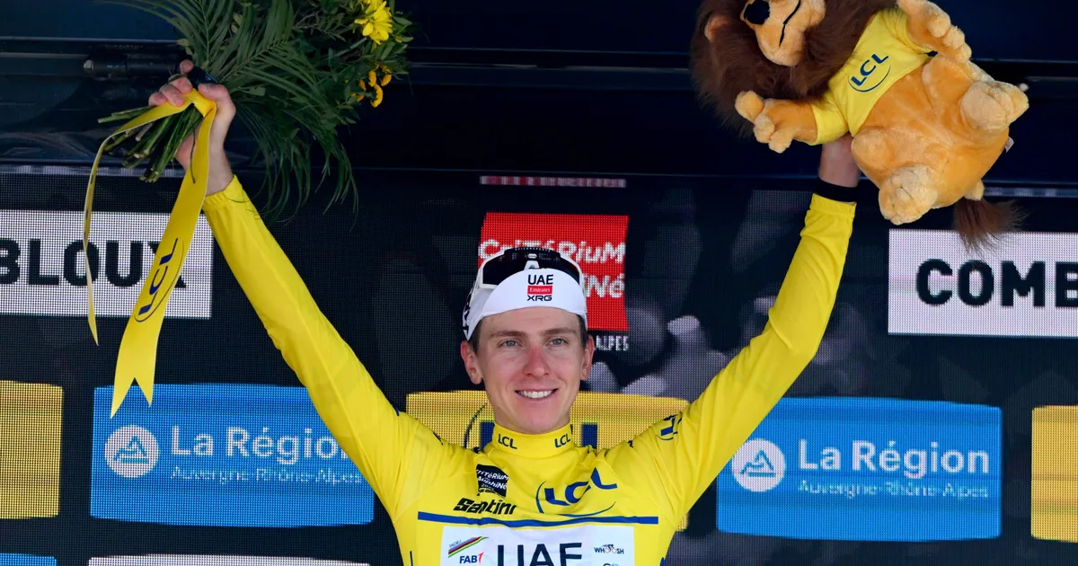 GC update Criterium du Dauphiné 2025 stage 7 - Tadej Pogacar grows gap to Jonas Vingegaard to ...