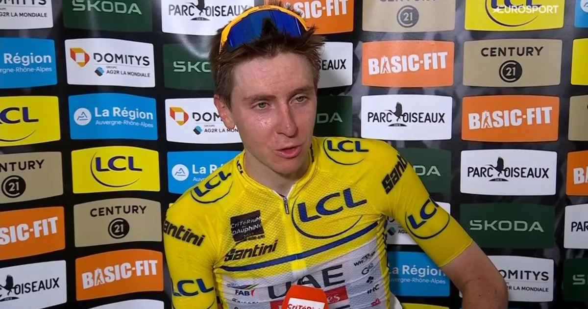 "Now we're going to an altitude camp at Isola 200" - Tadej Pogacar ...