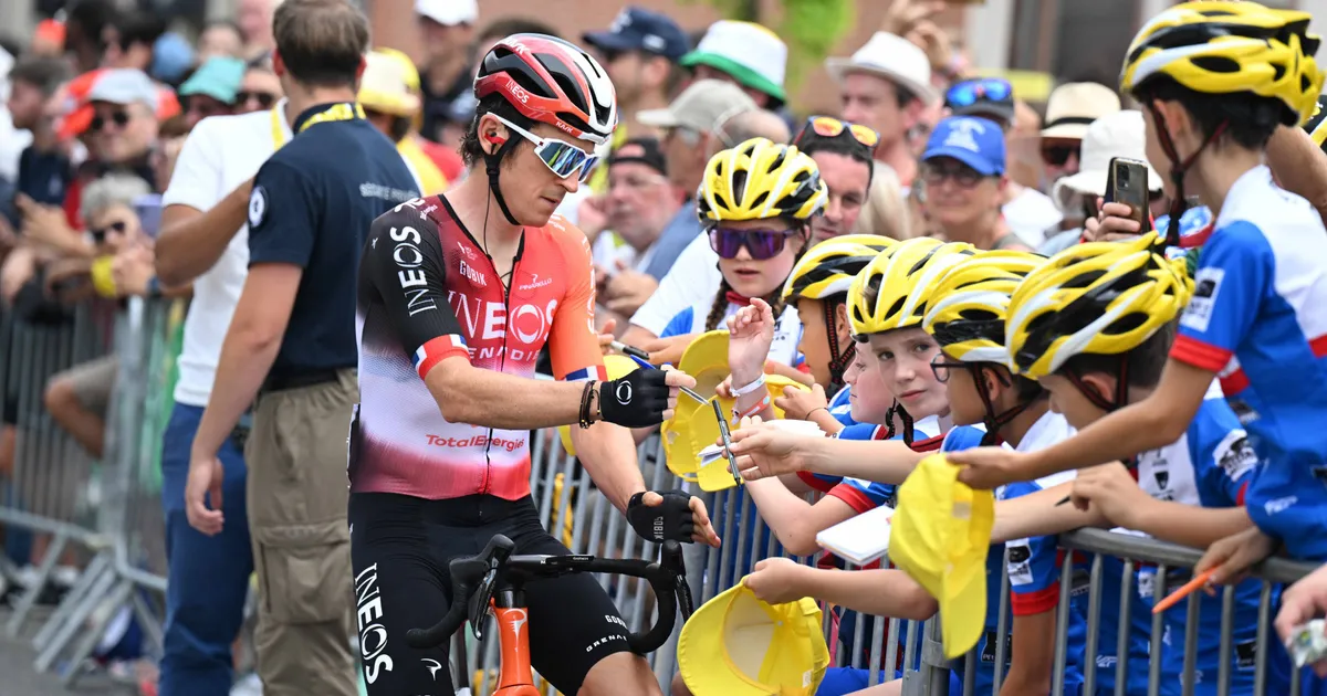 "I wasn’t sure I was going to get here" - Geraint Thomas nearly misses ...