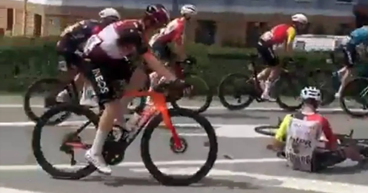 "We feel in danger!" - Rider who crashed due to anti-Israel protest ...