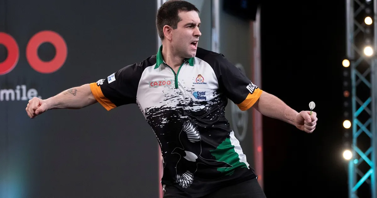 Luck of the Irish: William O'Connor marks St Patrick's Day with third nine-dart finish of ...