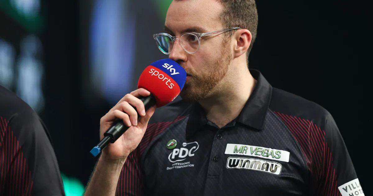 "Possibly the most southerly 180 ever called" - Huw Ware supports darts ...