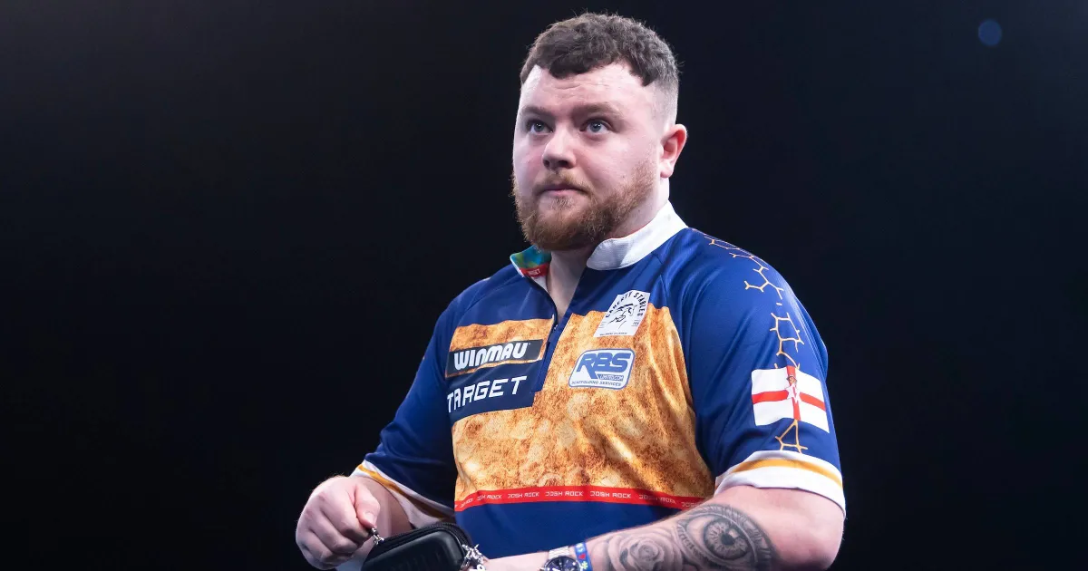 Josh Rock survives late Nathan Aspinall revival to reach 2025 UK Open ...