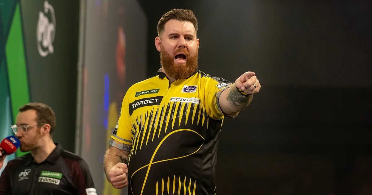 Scott Williams hits nine-dart finish during Players Championship 24 ...