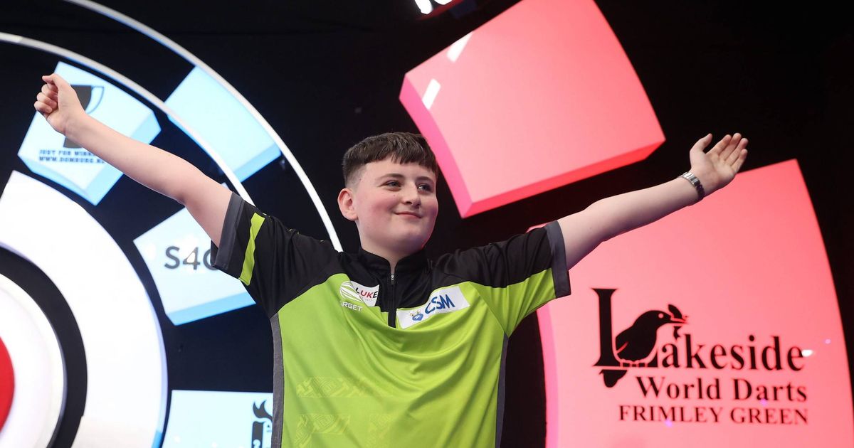 Part one completed: Mitchell Lawrie comes out on top in boys WDF World ...