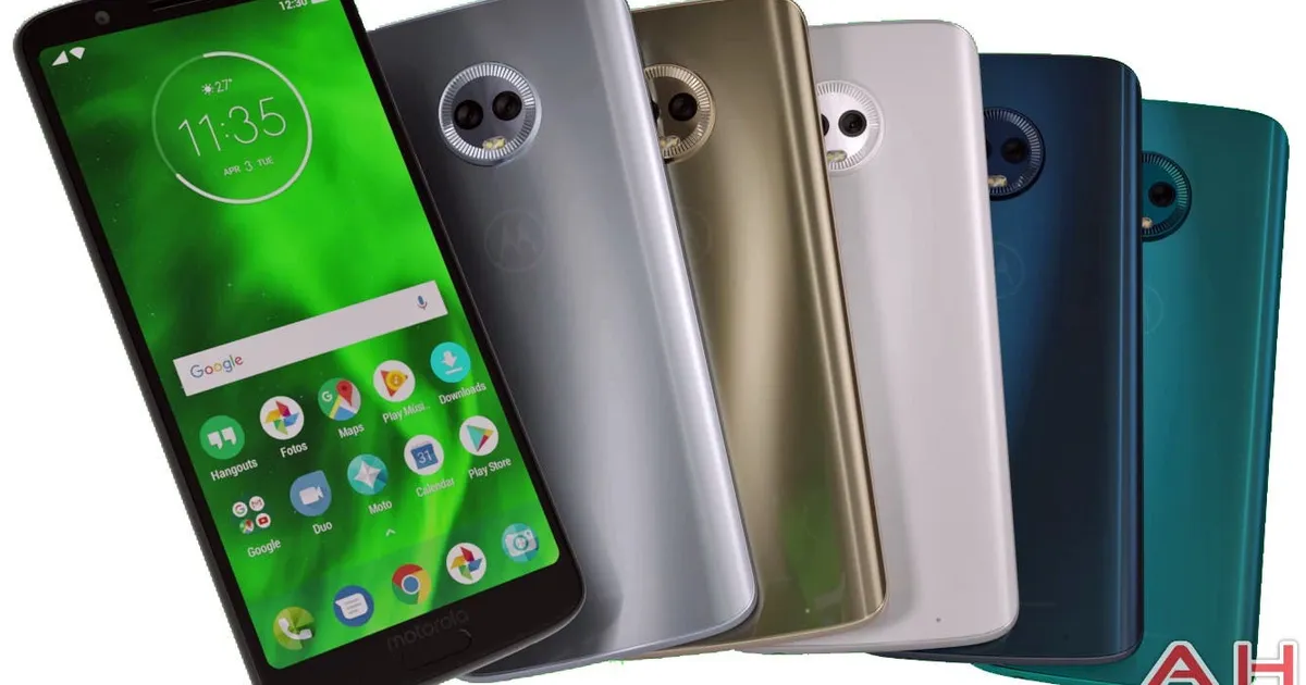 Moto G6 Plus Color Options Revealed
