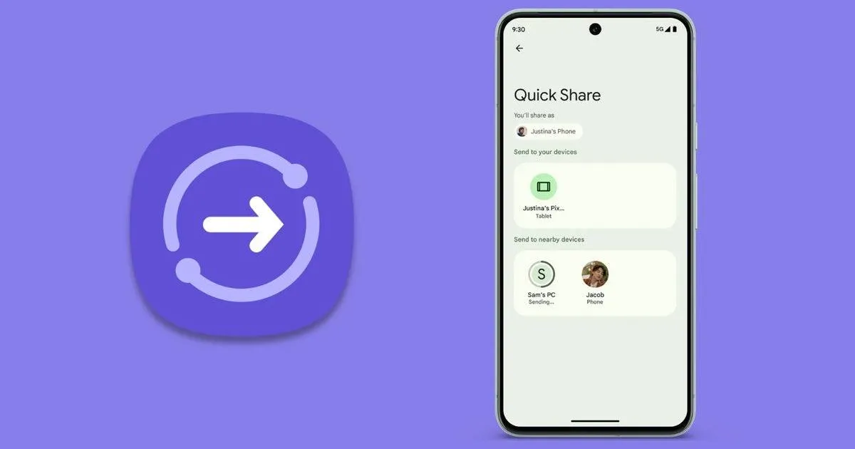 Google Rolls Out New Quick Share Update With Fresh Interface