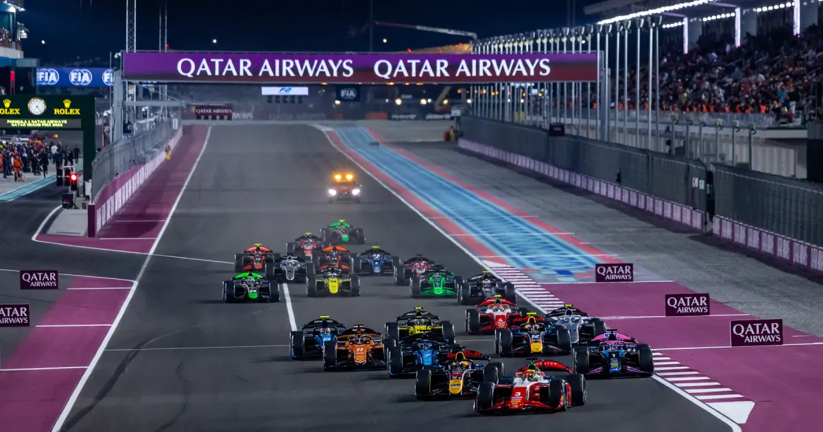 Aron wins F2 race as Hadjar cuts the gap to Bortoleto to just half a point