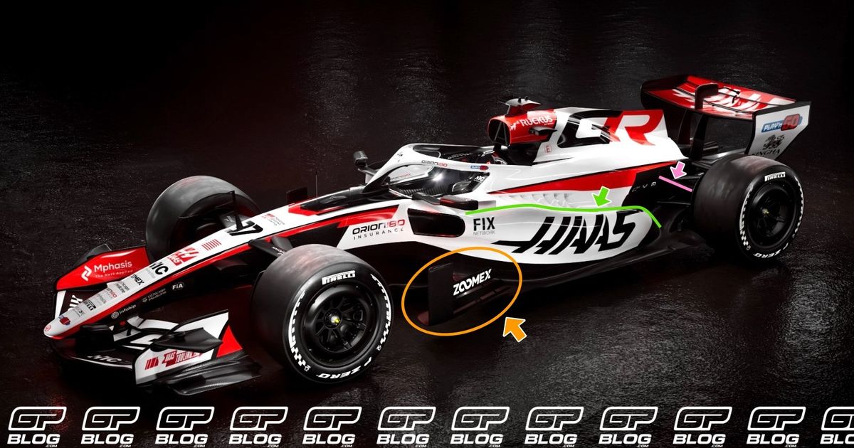 F1 Tech | De auto van Haas met de Red Bull vergeleken: Minder extreem ...