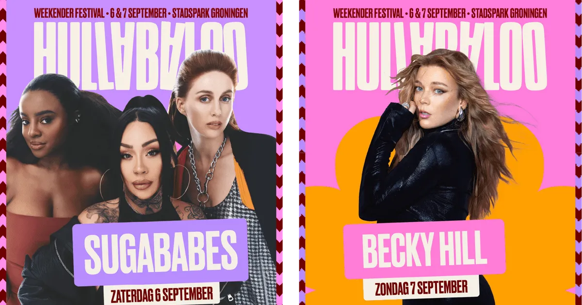 Sugababes en Becky Hill toegevoegd aan line-up Hullabaloo Festival