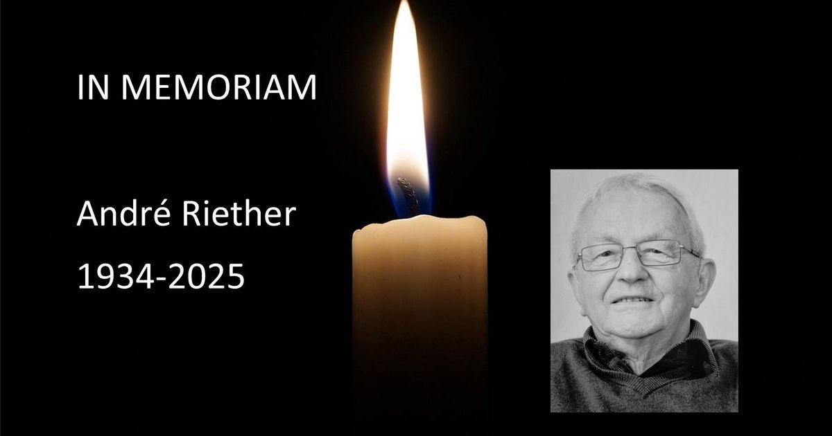 In Memoriam: André Riether (1934-2025)