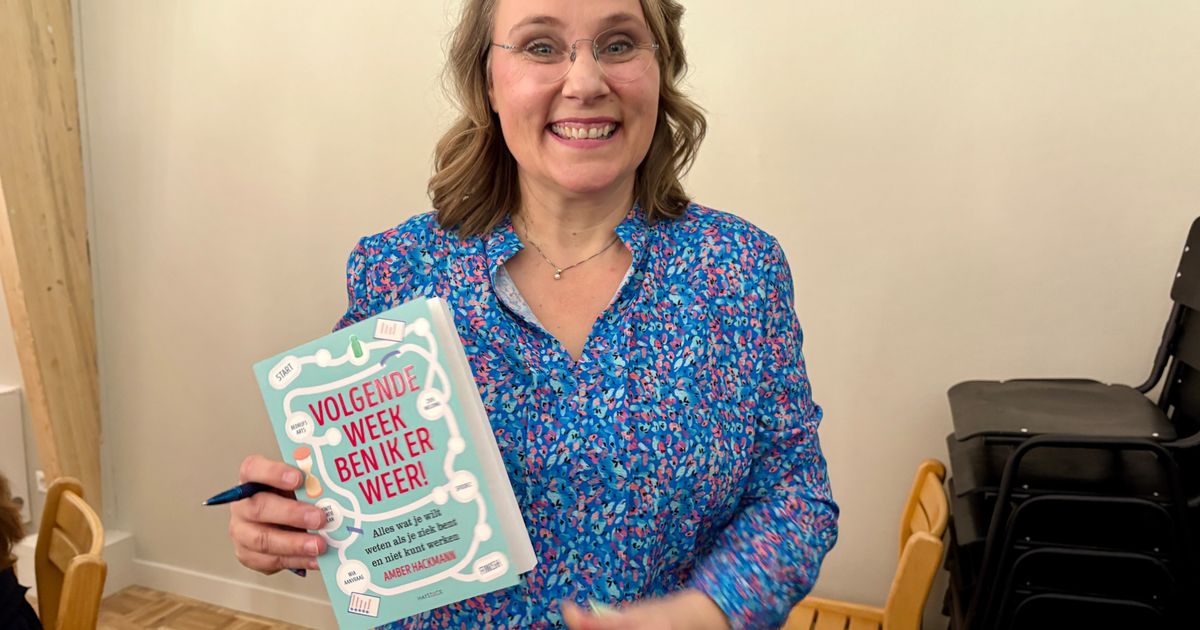 n haar boek Volgende week ben ik er weer legt re-integratiecoach Amber Hackmann stap voor stap ...