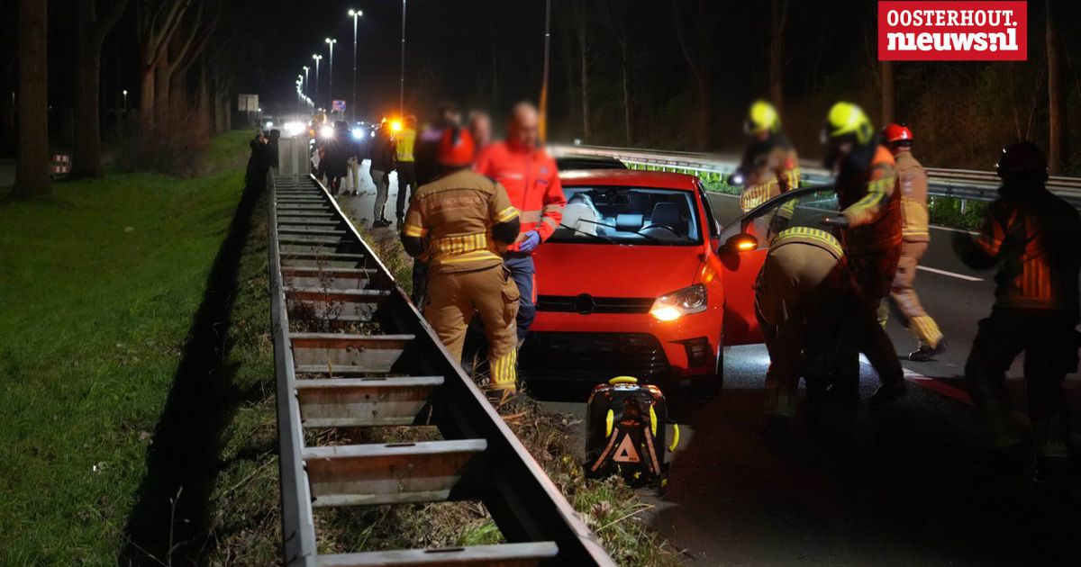Vrouw lichtgewond bij ongeval A27