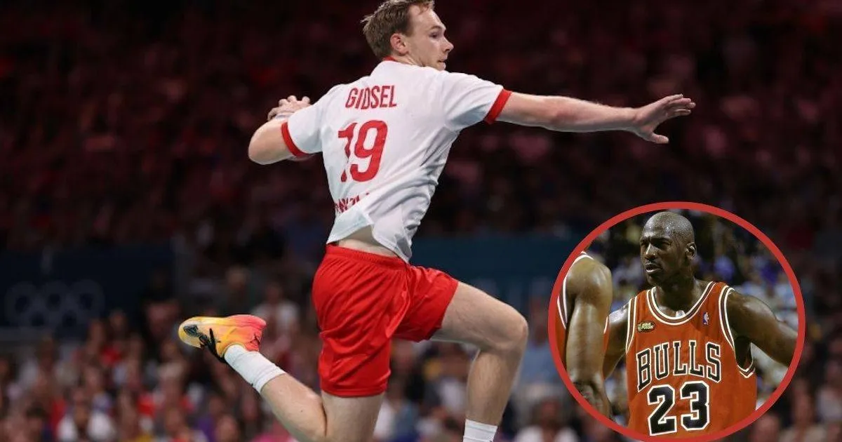 Vilde Mathias Gidsel bliver sammenlignet med Michael Jordan