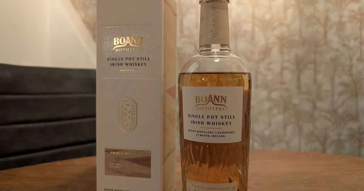 Boann Distillery Single Pot Still Marsala Cask Irish Whiskey Review