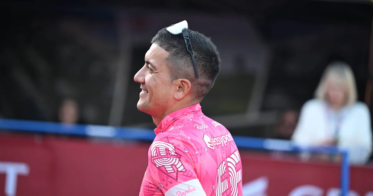 Giro d'Italia winnen het doel voor Richard Carapaz: "Ik verberg het ...