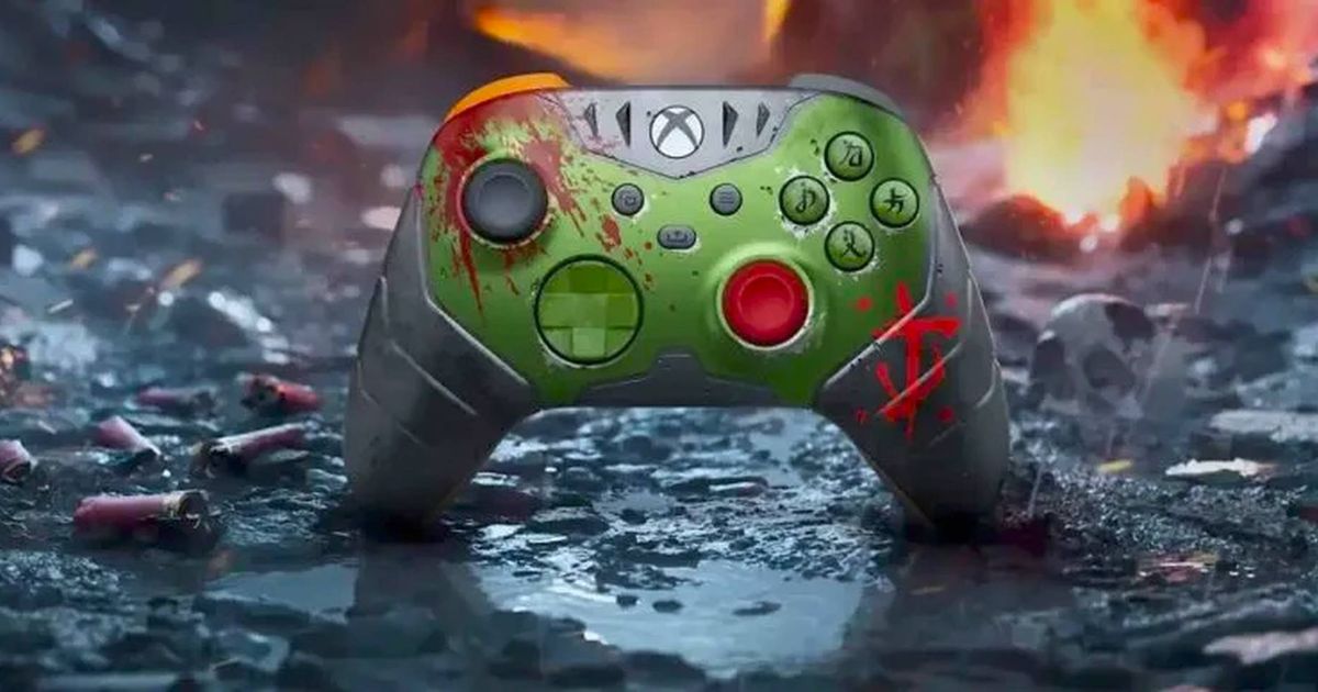Deze enorm vette Xbox Doom: The Dark Ages controller kan je nu winnen ...