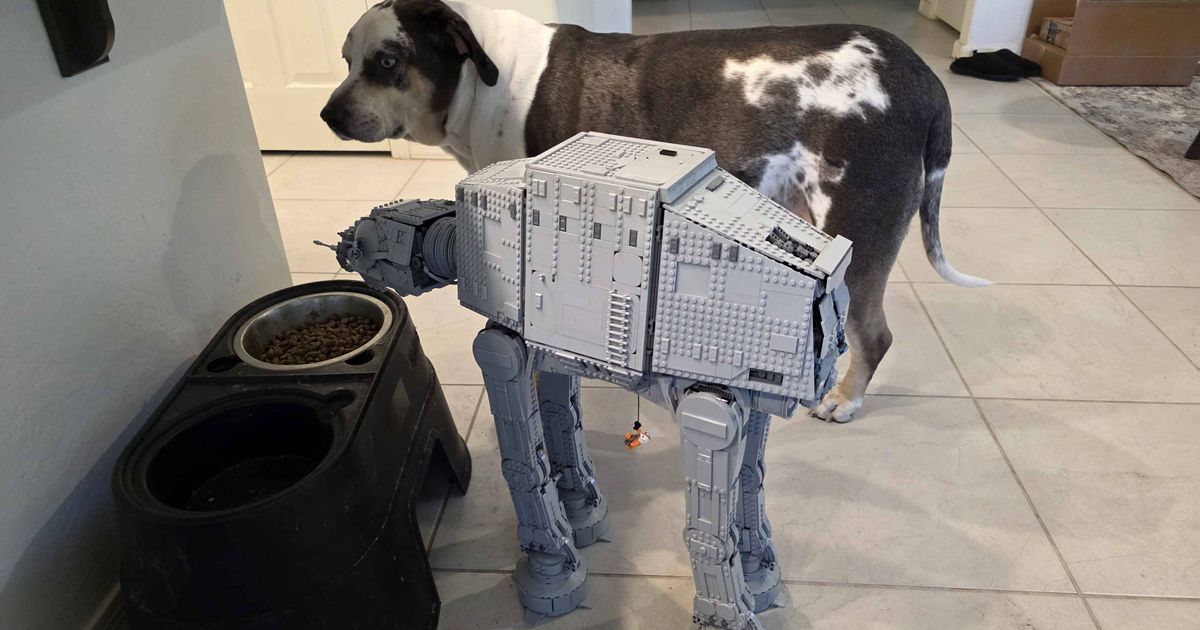 Deze LEGO-set is bijna even groot als een hond