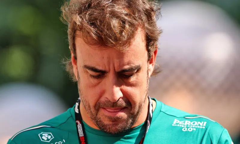 Lizard seemingly killed in collision with Alonso