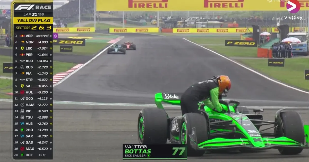 Bottas' exit turns Chinese Grand Prix upside down