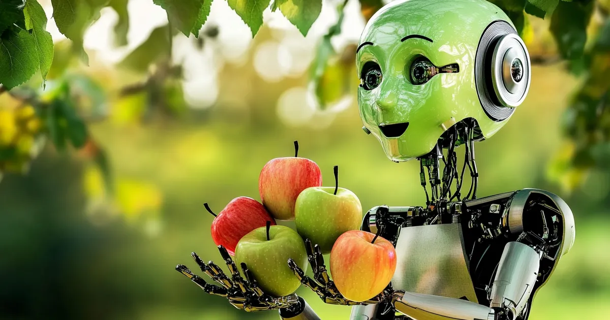 Bekijk hier hoe AI en robots zelfstandig appels plukken
