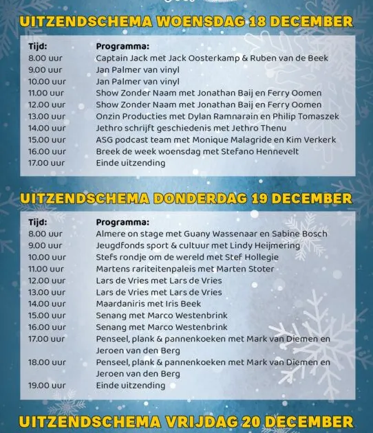 ‘De Pot 2000’ van Echnaton FM voor de Voedselbank Almere