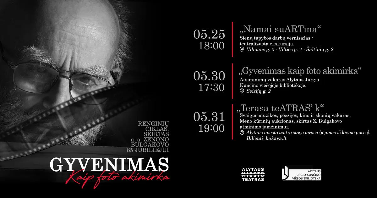 Gyvenimas kaip foto akimirka: Zenonas Bulgakovas