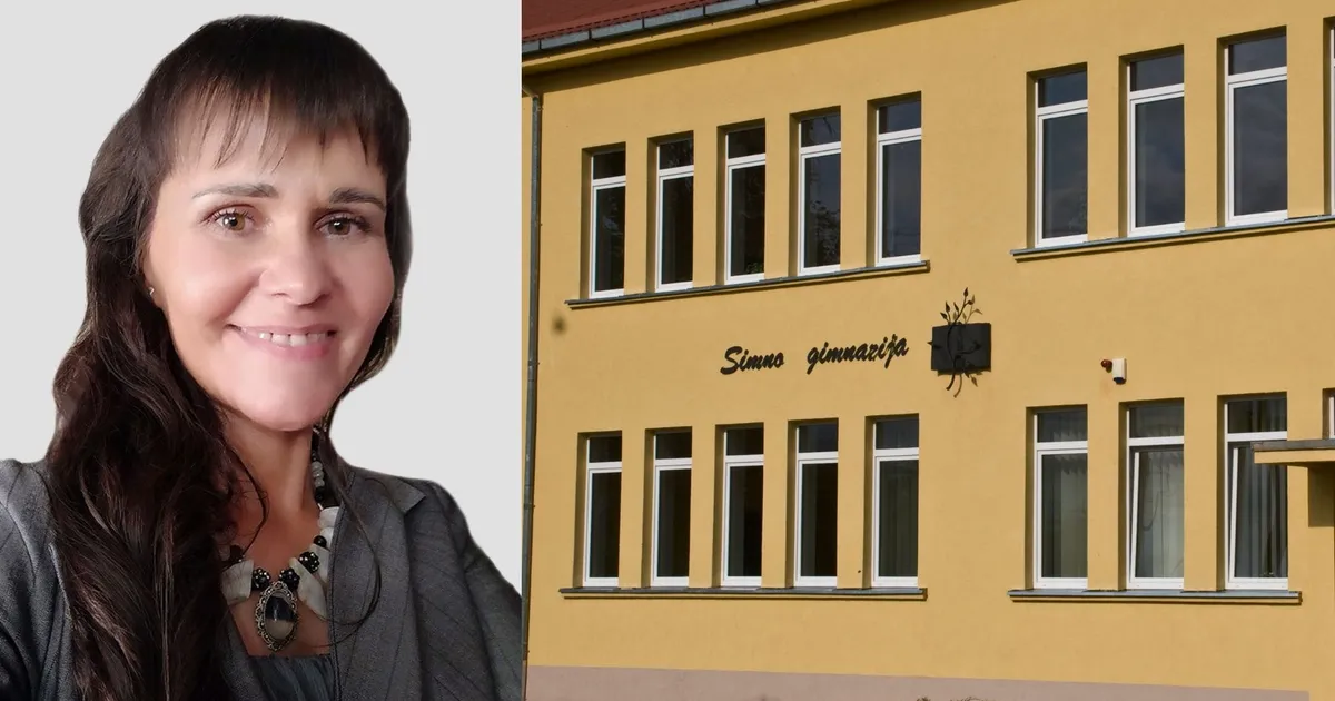 Darbą Simno gimnazijoje pradėjo nauja direktorė