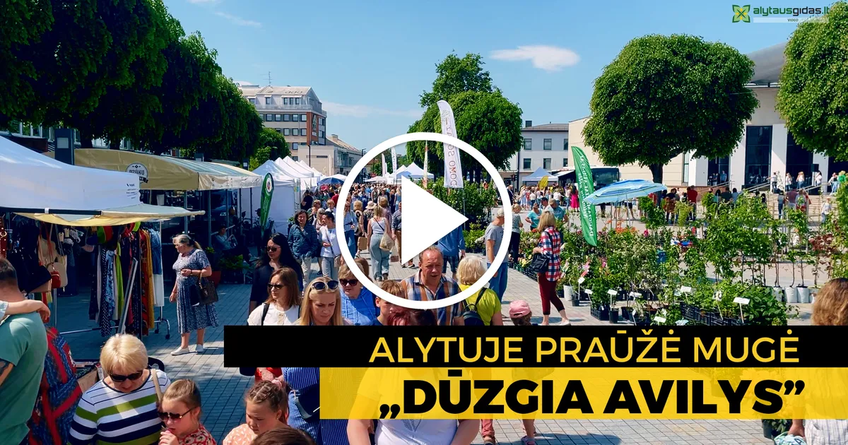 Alytuje vyko amatininkus ir tautodailininkus suburianti mugė DŪZGIA AVILYS