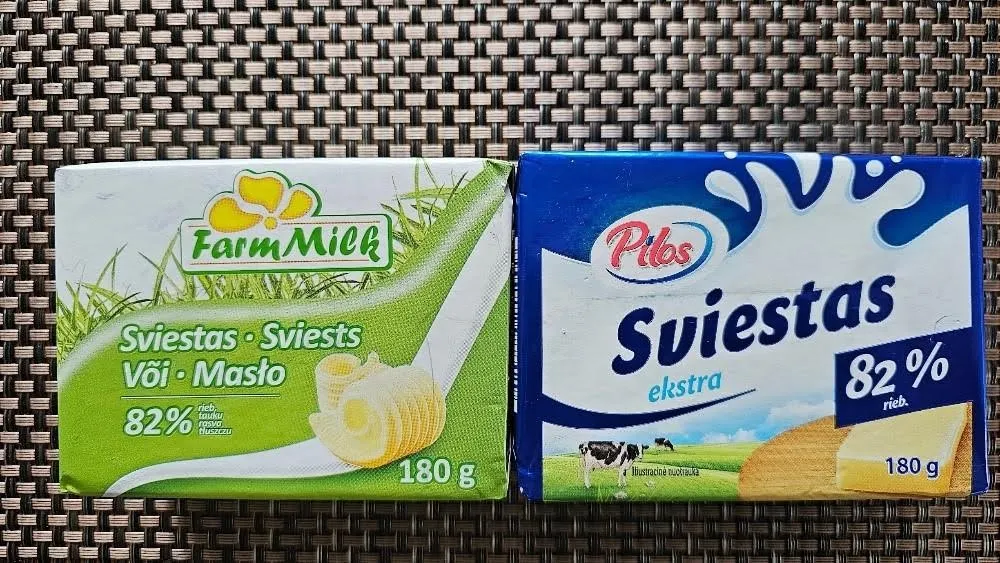 Pricer.lt prekių palyginimas: Farm Milk prieš Pilos 82 procentų riebumo ...