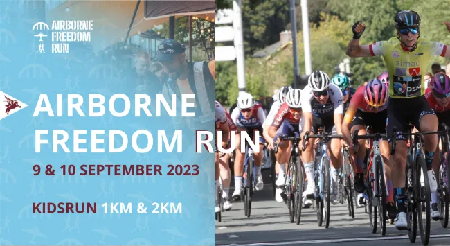 Verkeersmaatregelen tijdens Airborne Freedom Run en Simac Ladies Tour